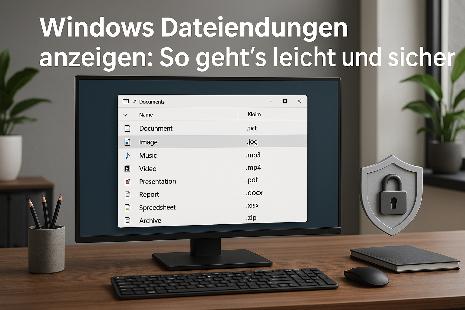 Windows Dateiendungen anzeigen: So geht's leicht und sicher